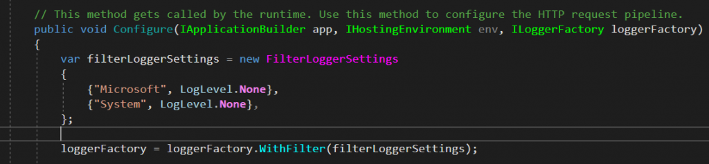 Logging in ASP.NET Core - Connecting the pieces - CodingBlast