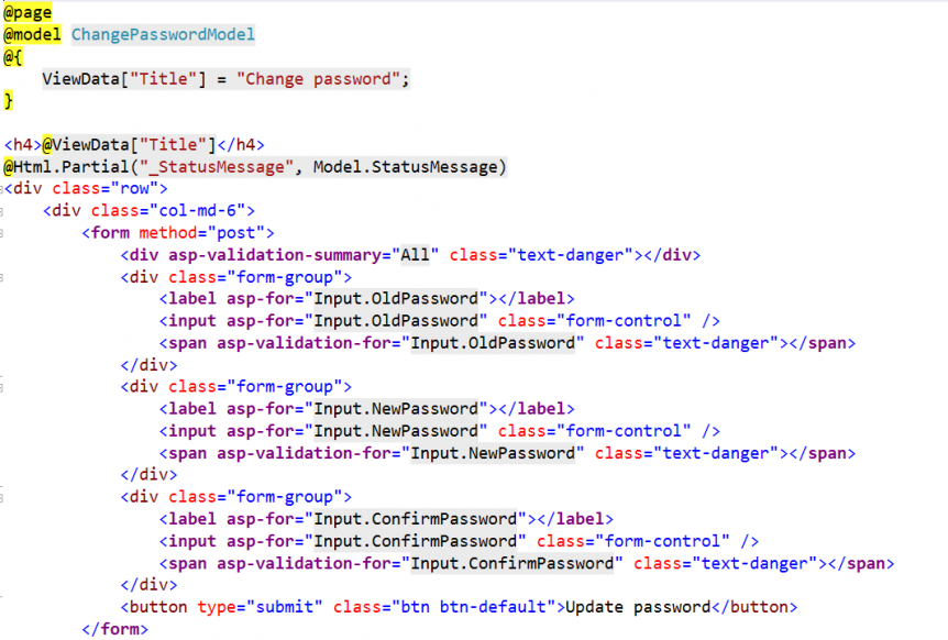 ASP.NET Core Razor Pages – Introduction - CodingBlast ASP.NET Core Razor Pages – Introduction - CodingBlast